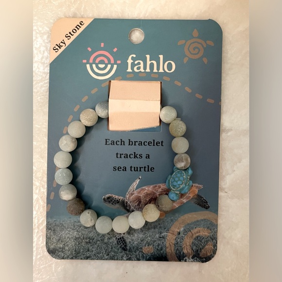 Fahlo | Jewelry | Net Fahlo Sky Stone Sea Turtle Animal Tracking ...
